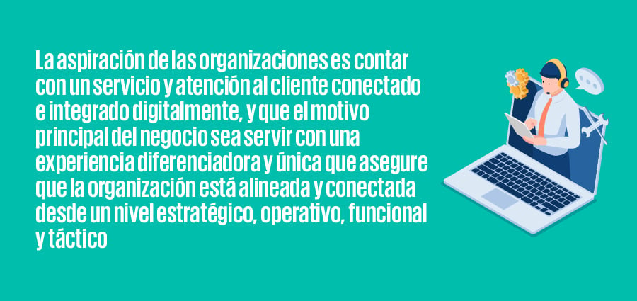 Contar con un servicio al cliente conectado requerirá de cuatro ...